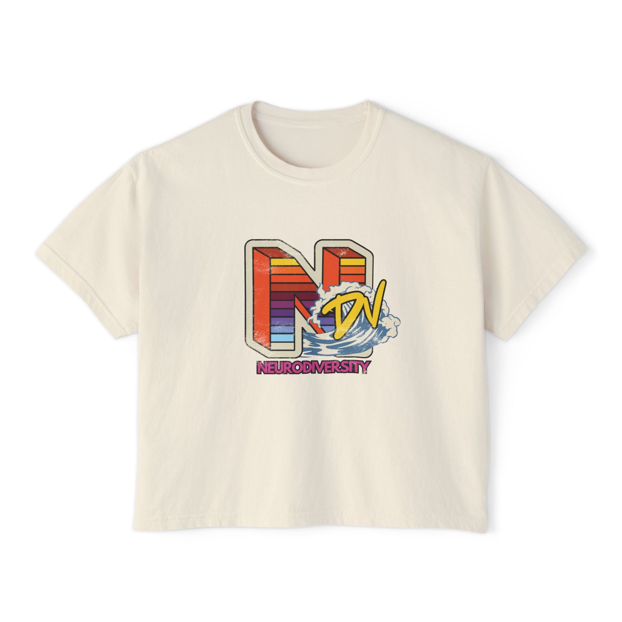 NDV - Neurodiversity - Women's Boxy Tee – The Aesthetique Philosophie